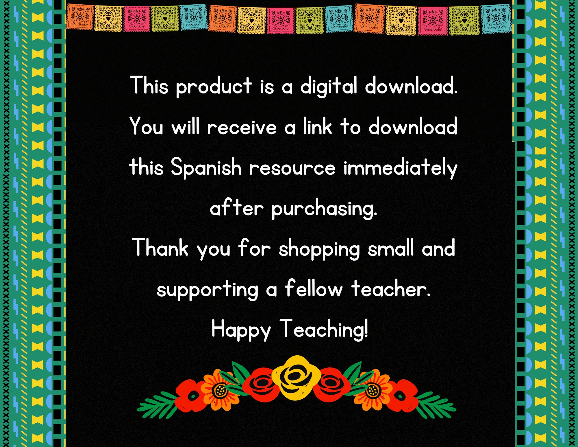Spanish: Colors, Days of the Week, Months of the Year, Numbers - Etsy
