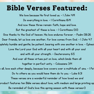 Spring Bible Bulletin Board: Growing in God's Love - Etsy