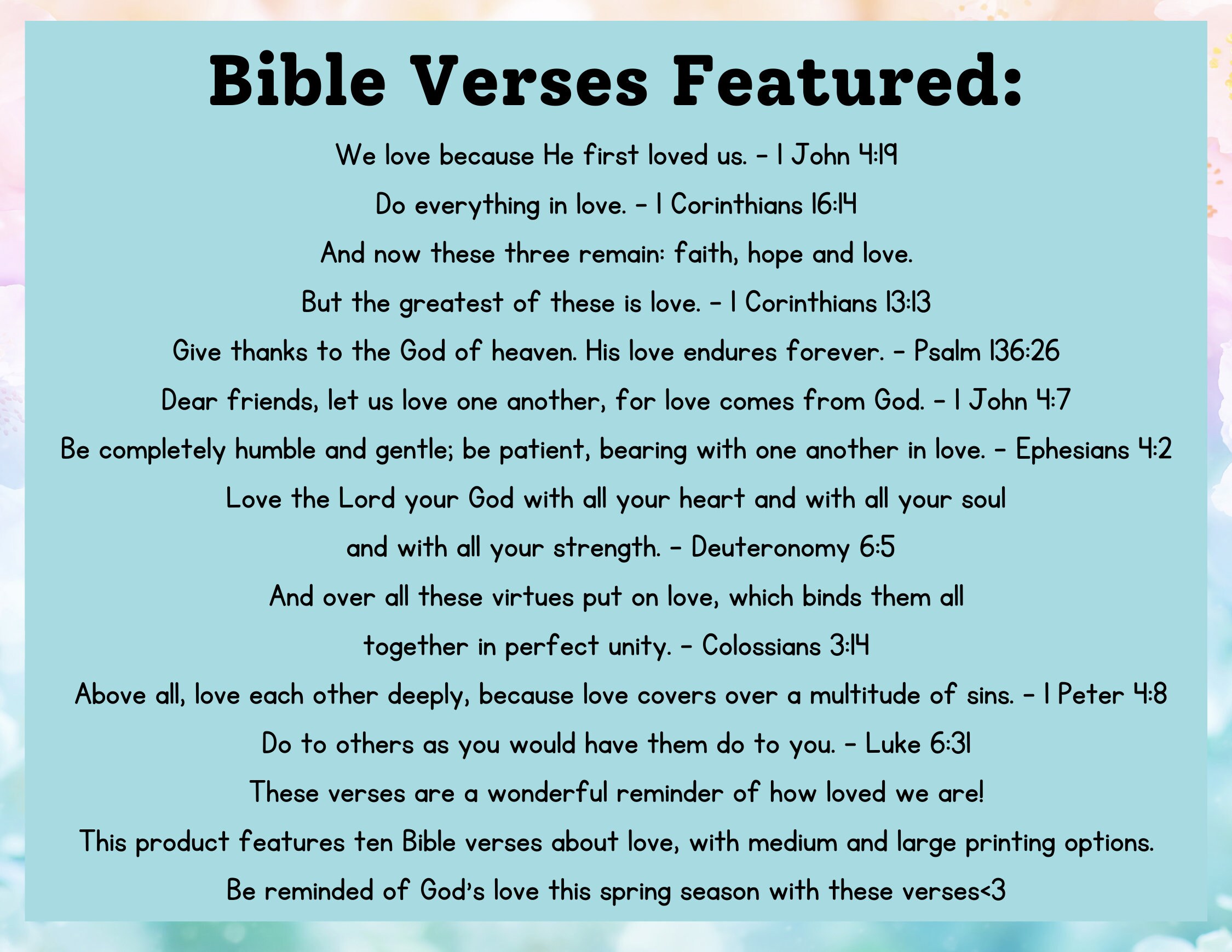 Spring Bible Bulletin Board: Growing in God's Love - Etsy
