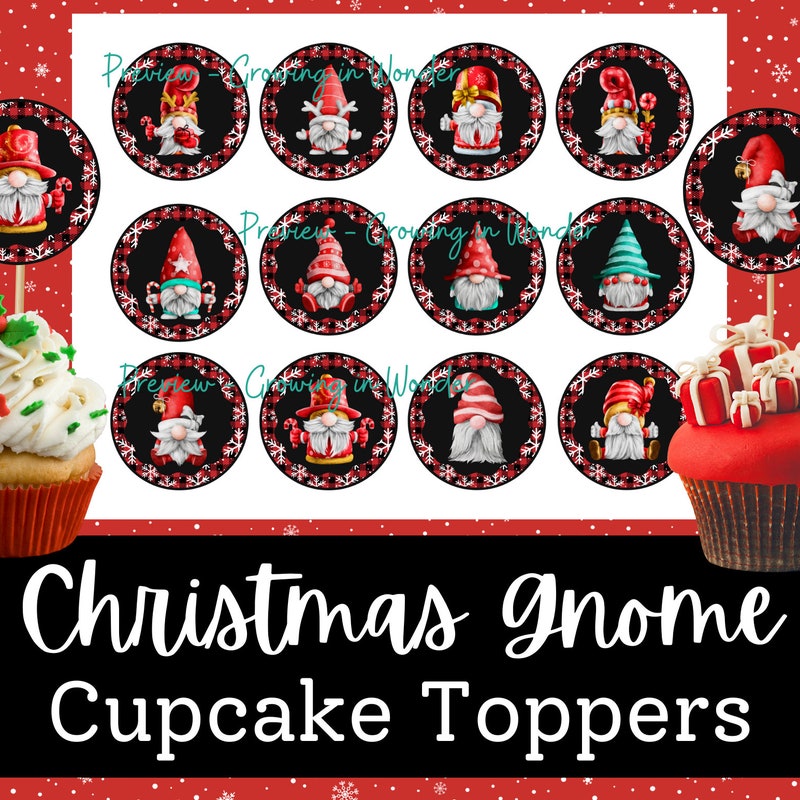 Gnome Cake Toppers - Etsy