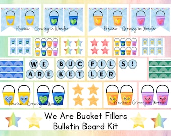 Bucket Filling Editable Template - Etsy