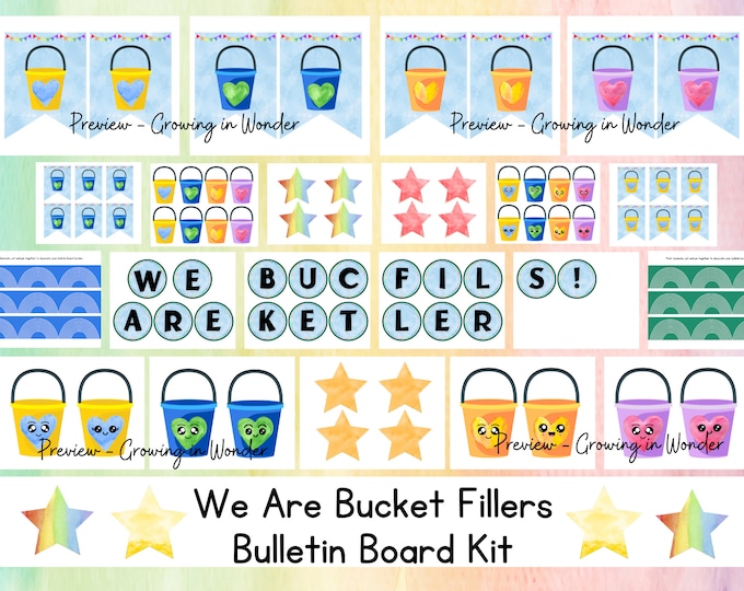 Bucket Filler Bulletin Board- Bucket Filler Activities -bucket Filler ...