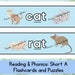 Phonics and Reading, Short A Cvc, Ccvc Flashcards and Puzzles - Etsy