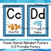 Ocean Animal Alphabet Posters, Under the Sea Printables - Etsy
