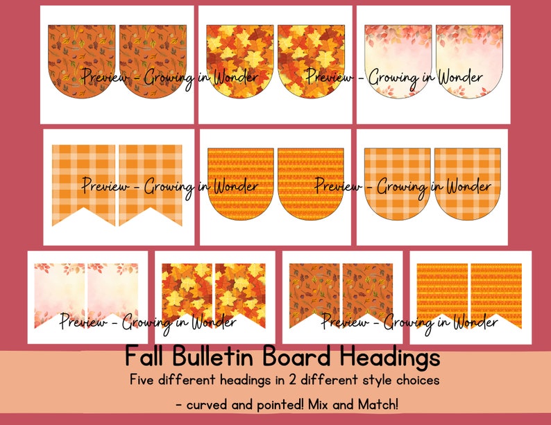 Hello Fall! Bulletin Board Kit, Printable Fall Classroom Decor - Etsy