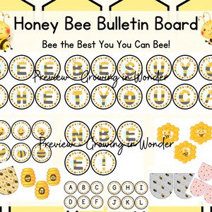 Bee Bulletin Board, Spring Classroom Decor - Etsy