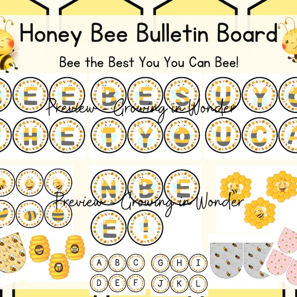 Bee Bulletin Board - Etsy