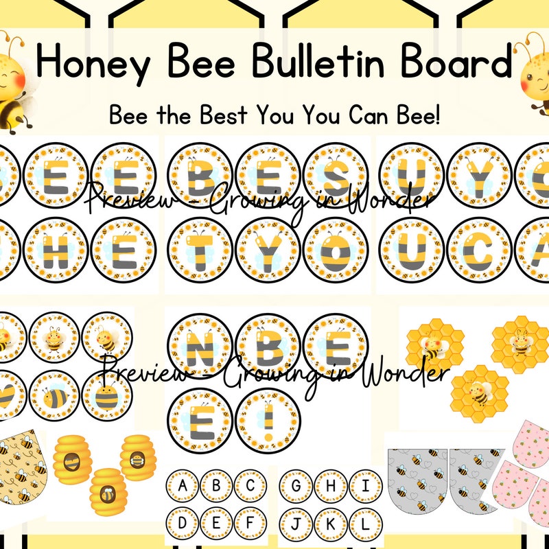 Bee Bulletin Board - Etsy