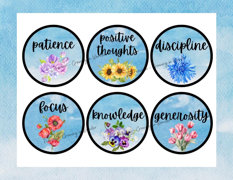 Mental Health Spring Bulletin Board: Things I Can Grow - Etsy