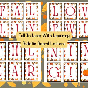 Growth Mindset: Fall Themed Posters and Bulletin Board - Etsy