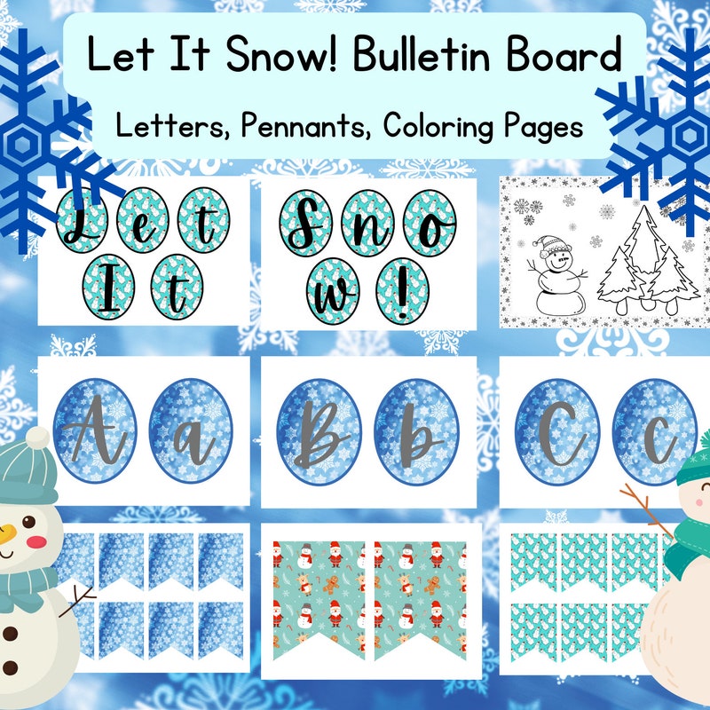 Winter Bulletin Boards - Etsy