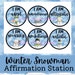 Affirmation Station, Ocean Animal Theme, Classroom Bulletin Board Decor ...