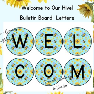 Honey Bee Affirmation Station, Back to School Bulletin Board Kit - Etsy