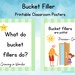 Bucket Filler Classroom Posters, Back to School - Etsy