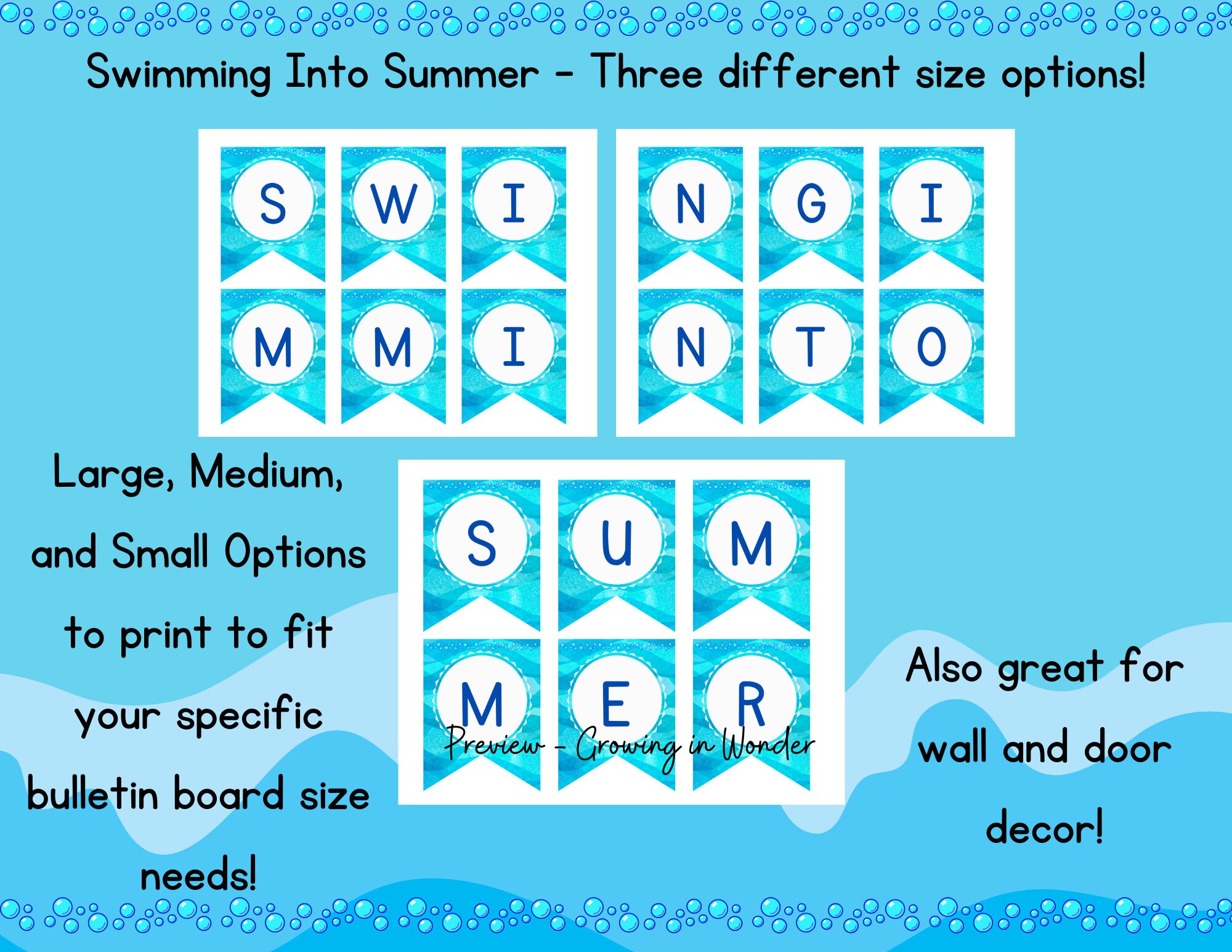 Summer Bulletin Board, End of the Year Classroom Decor - Etsy