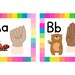 American Sign Language Alphabet Flashcards - Boho, Rainbow, and Animal ...