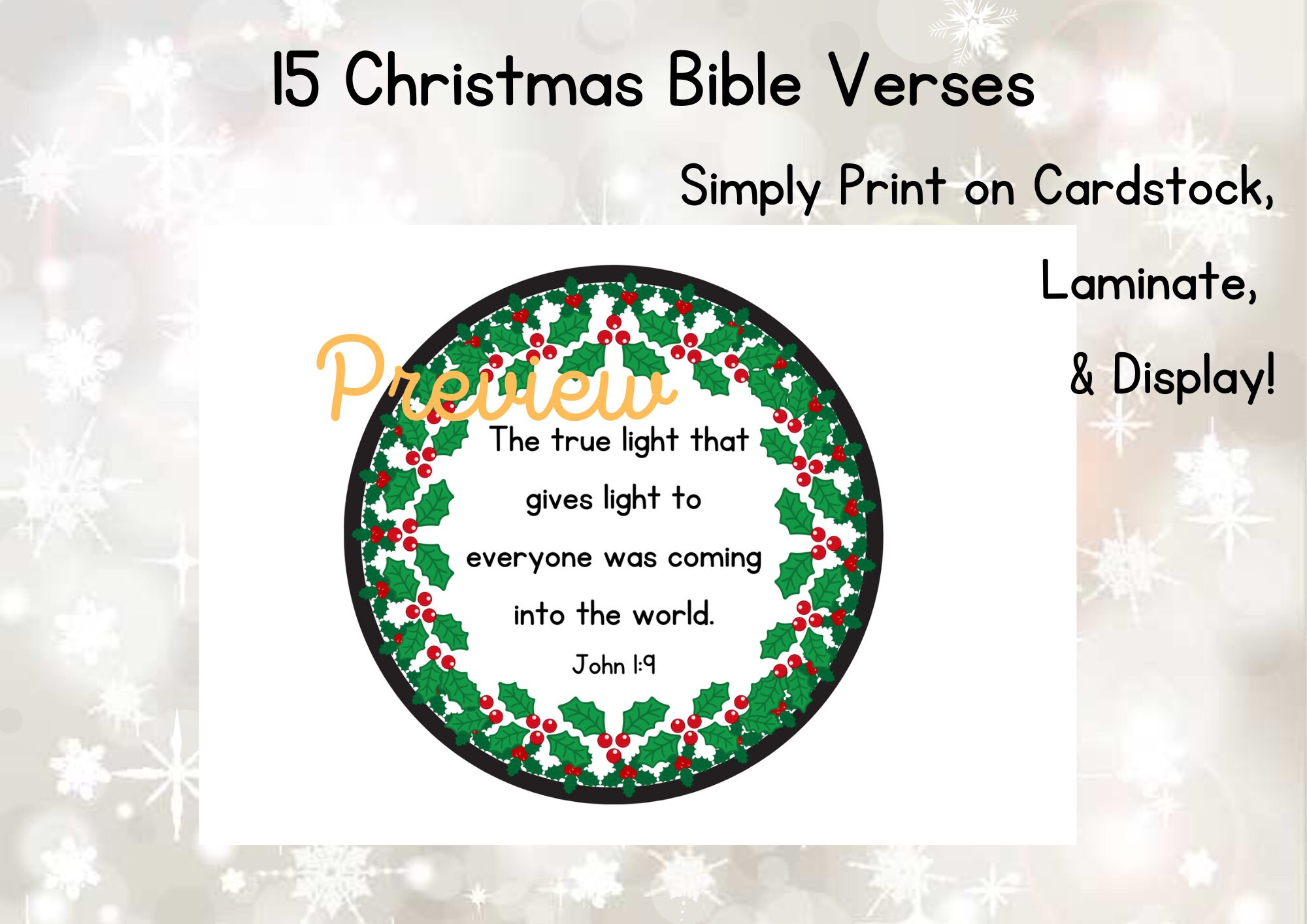 Christmas, Winter Bulletin Board: Joy to the World - Etsy