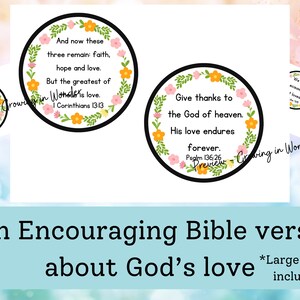 Spring Bible Bulletin Board: Growing in God's Love - Etsy