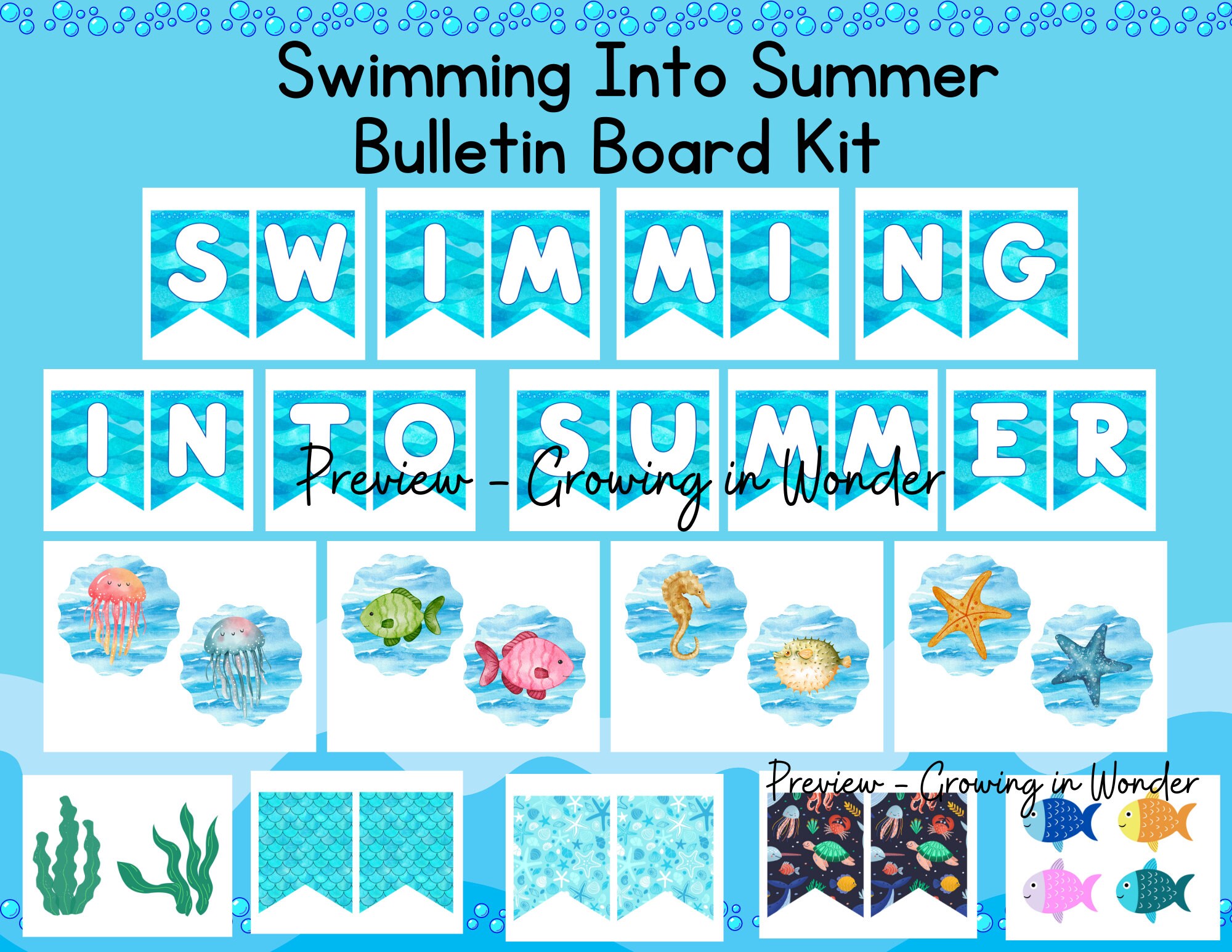 Summer Bulletin Board, End of the Year Classroom Decor - Etsy