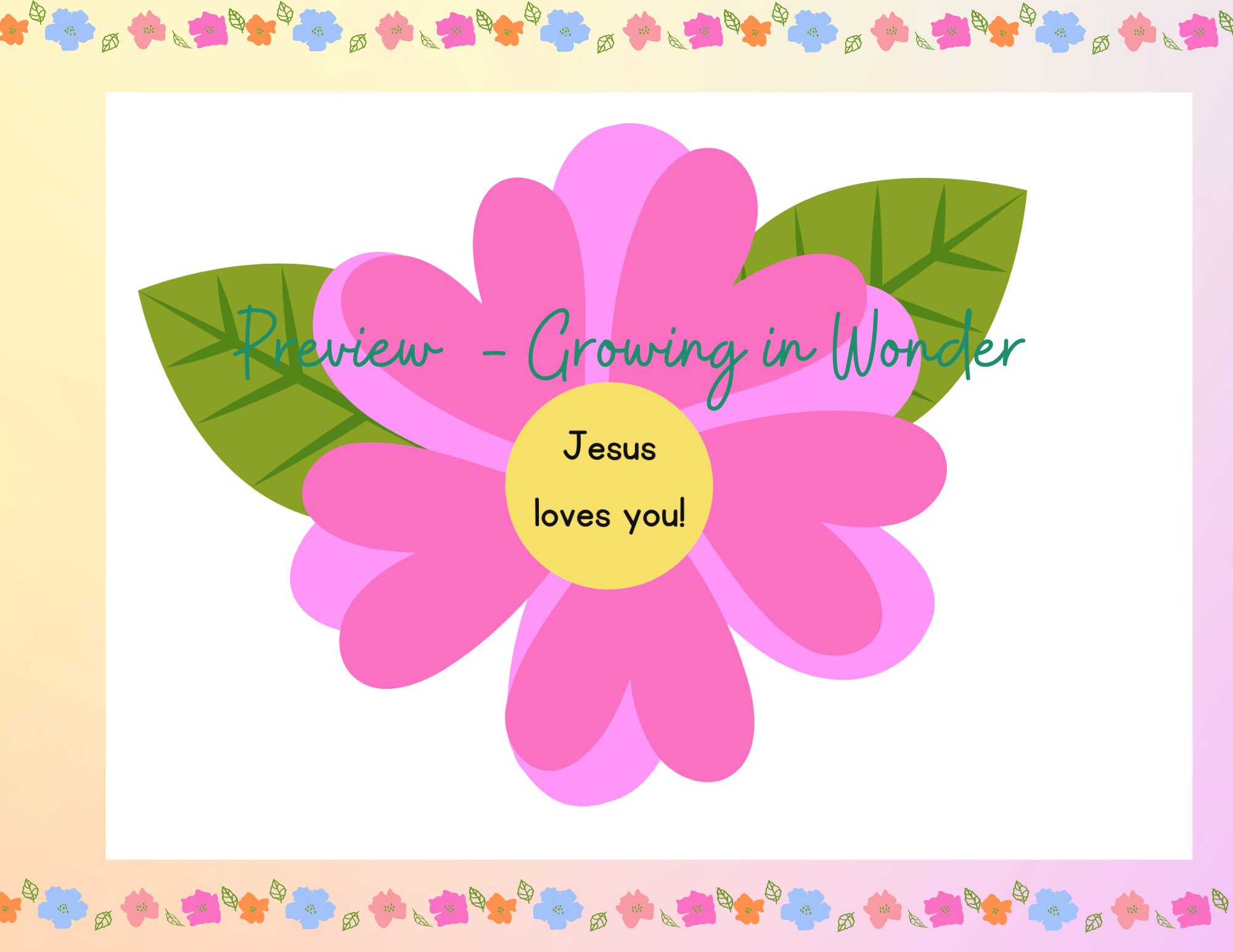 Spring Bible Christian Bulletin Board: Growing in God's - Etsy