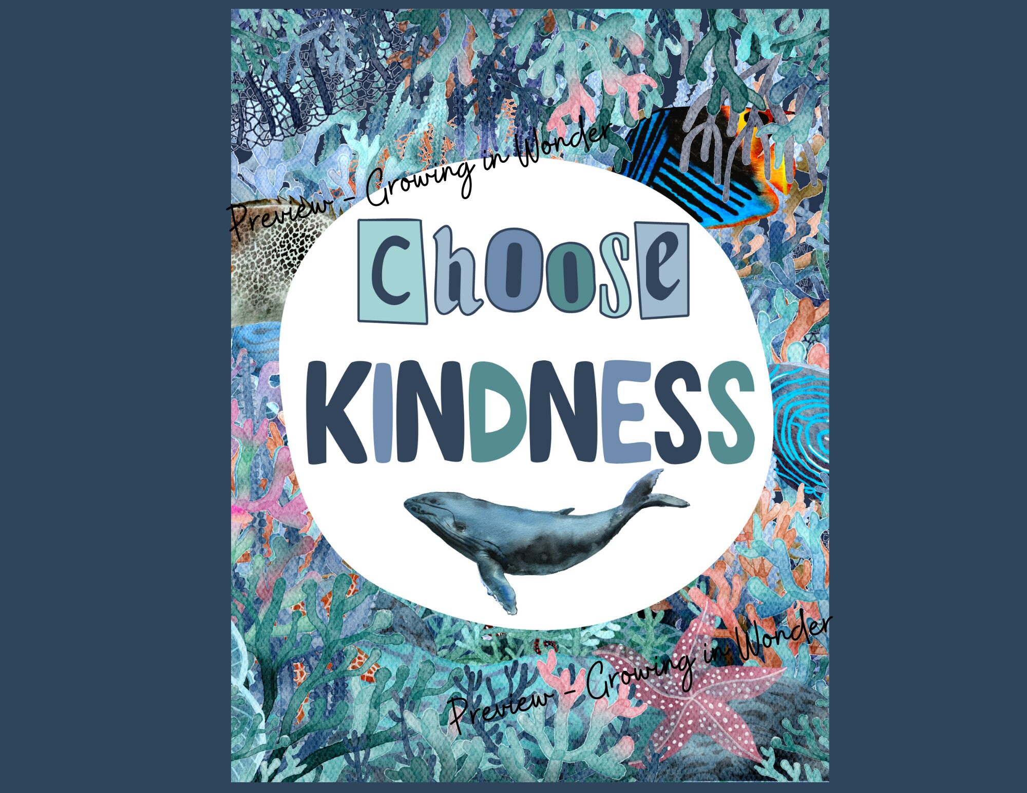 Under the Sea Growth Mindset Printable Posters - Etsy