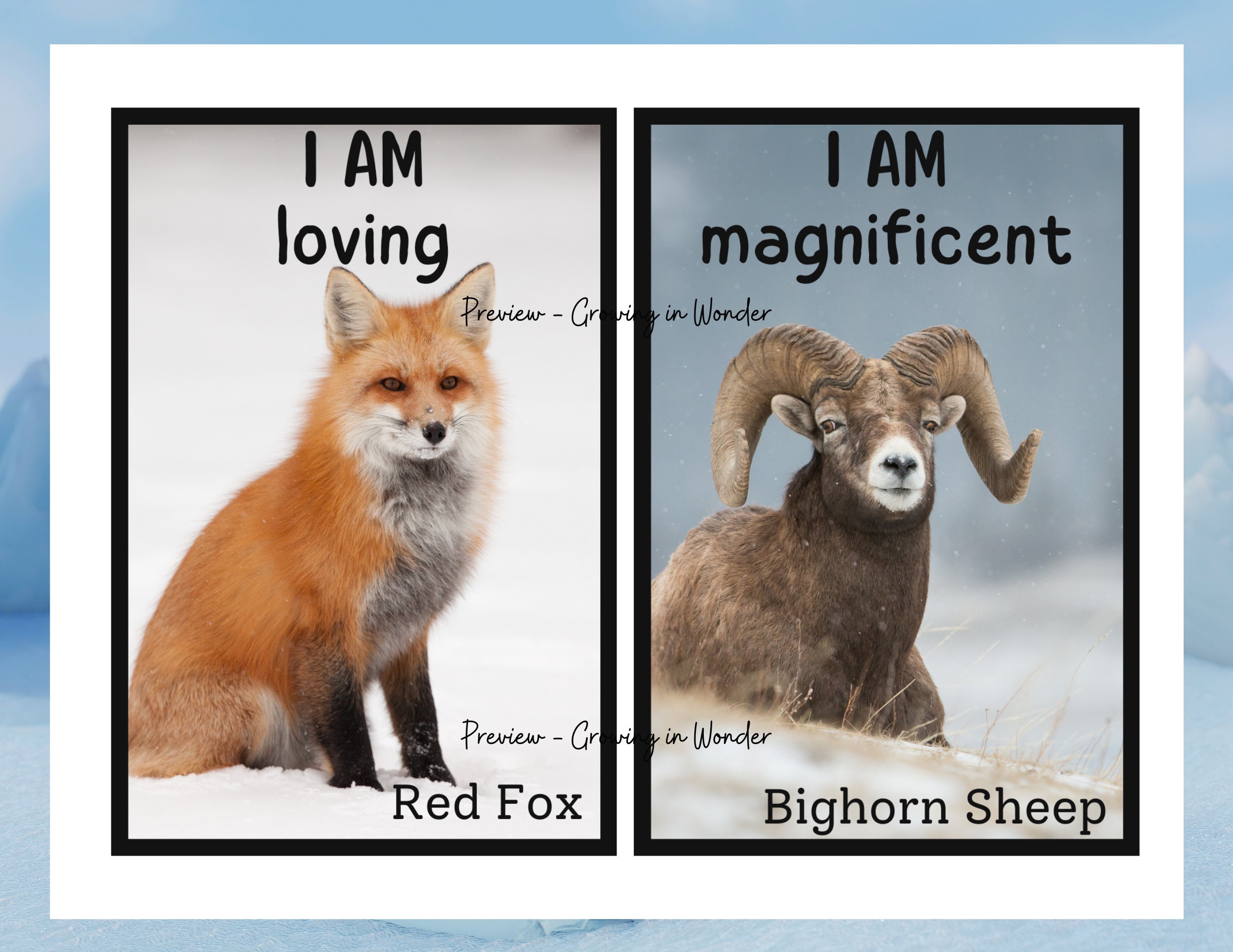 Positive Affirmation Printable Classroom Posters: Winter, Arctic ...