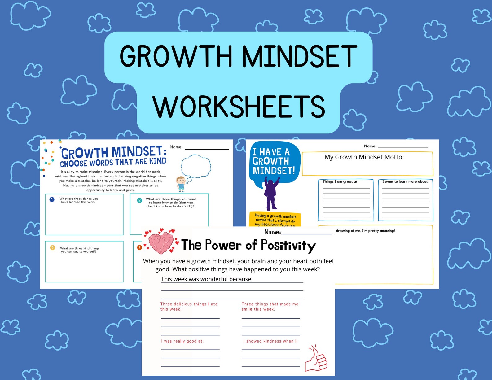 Growth Mindset: Hero Theme Posters - Etsy