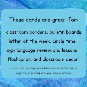 Sign Language Alphabet Ocean Animal Flashcards, Posters, Under the Sea ...