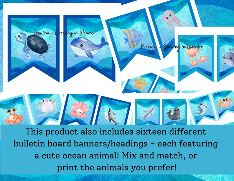 Swimming Into Third Grade Bulletin Board Letters and Banner, Back to ...