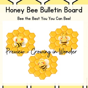 Bee Bulletin Board, Spring Classroom Decor - Etsy