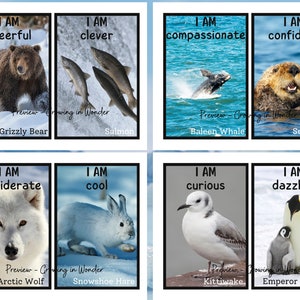 Positive Affirmation Printable Classroom Posters: Winter, Arctic ...