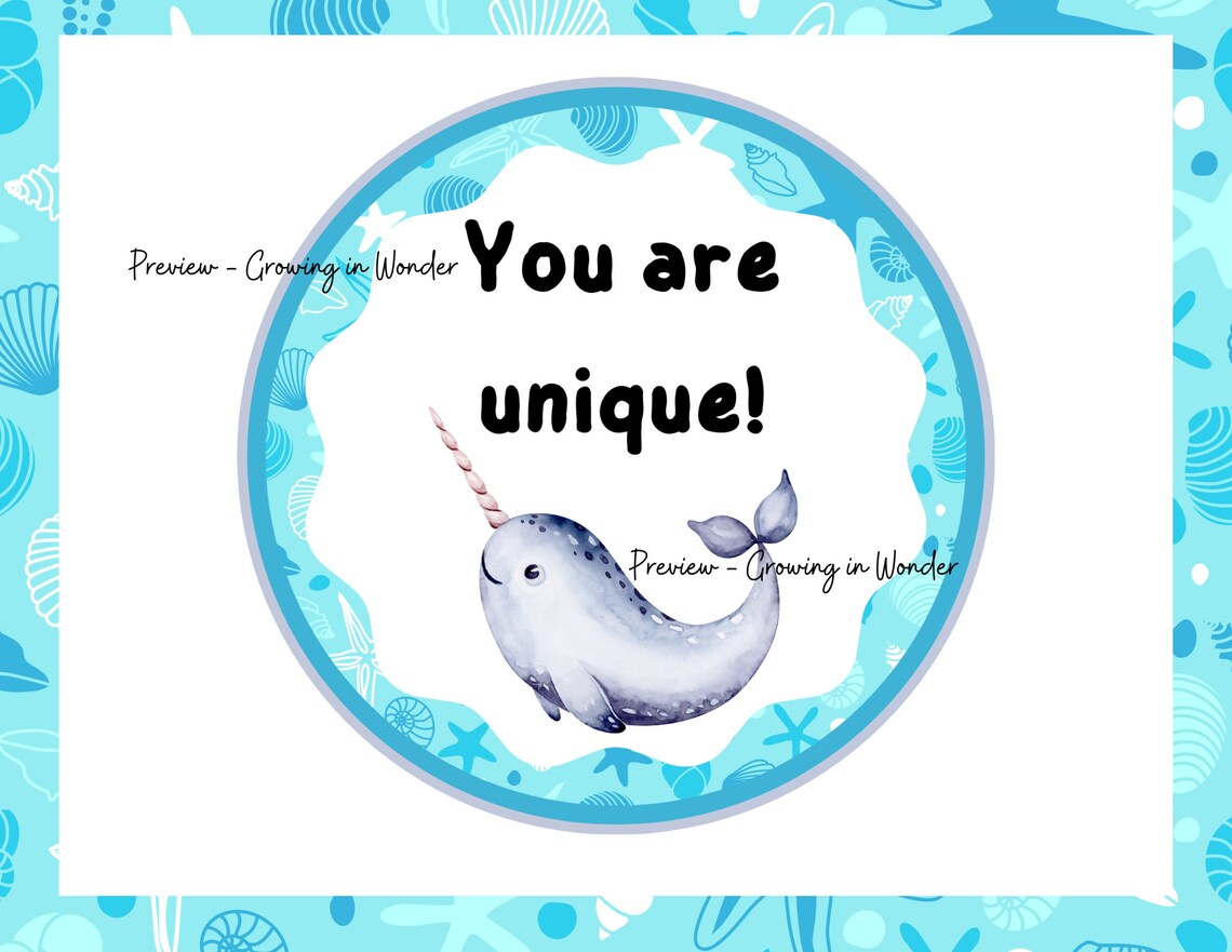 Under the Sea, Ocean Theme Bible School Affirmations - Etsy