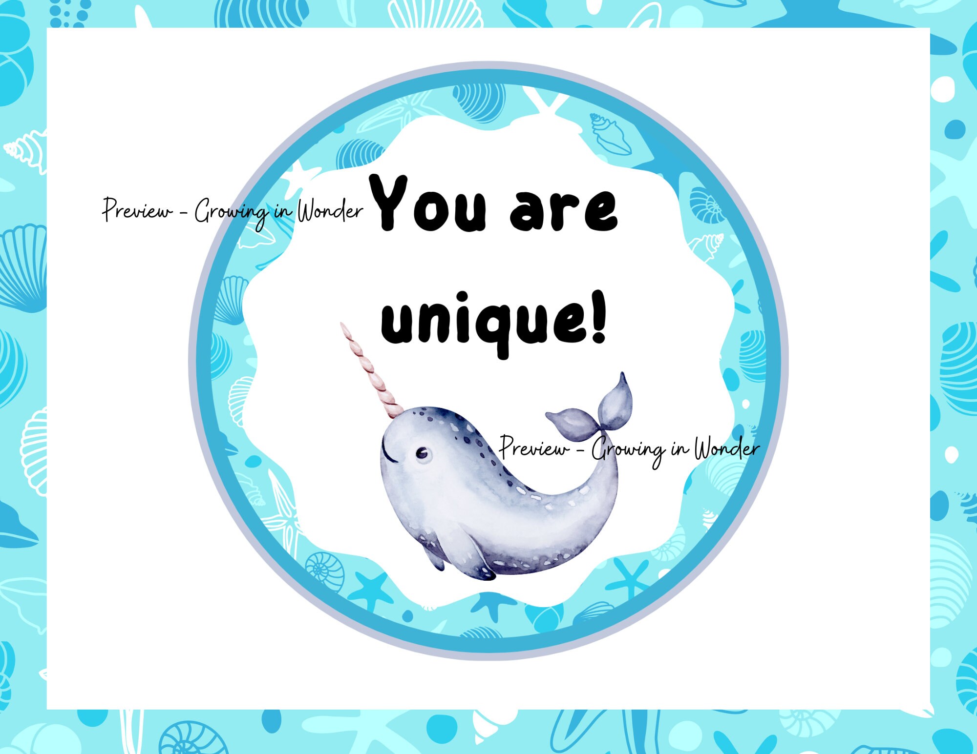 Under the Sea, Ocean Theme Bible School Affirmations - Etsy