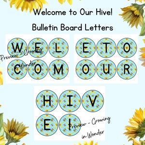 Honey Bee Affirmation Station, Back to School Bulletin Board Kit - Etsy