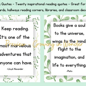 Classroom Decor, Reading Bulletin Board Posters, Reading Quotes, Story ...