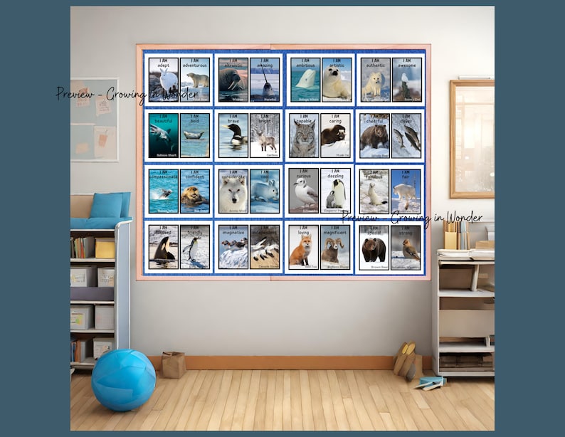 Positive Affirmation Printable Classroom Posters: Winter, Arctic ...