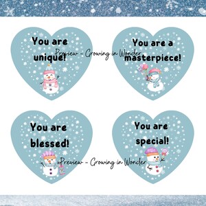 Winter Snowman Bible Affirmations, Christian Bulletin Board Kit - Etsy