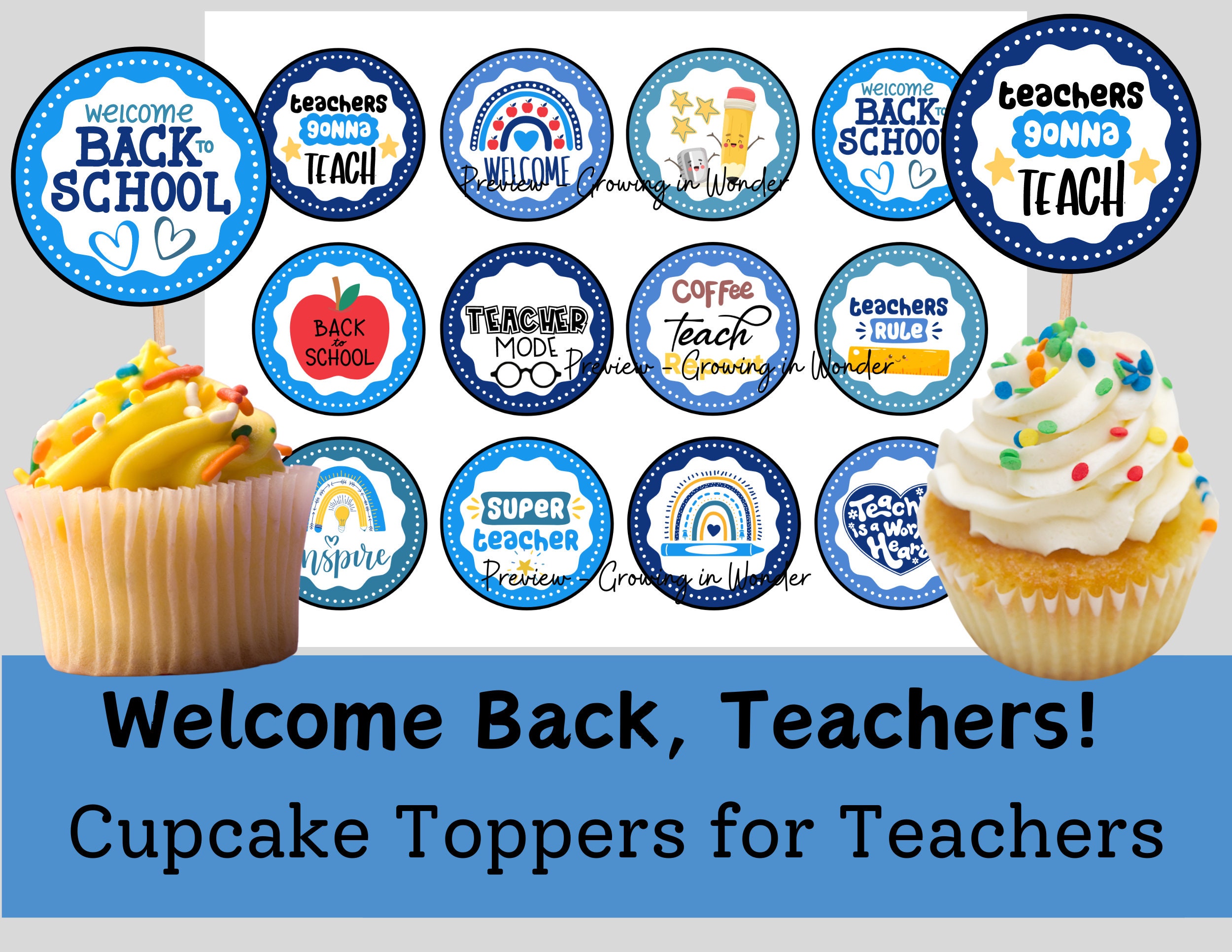 Welcome Back Cupcakes