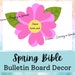 Spring Bible Bulletin Board: Growing in God's Love - Etsy