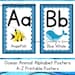 Ocean Animal Alphabet Posters, Under the Sea Printables - Etsy