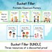 BUNDLE: Bucket Fillers Classroom Bundle, Bulletin Board Decor ...