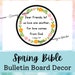 Spring Bible Bulletin Board: Growing in God's Love - Etsy