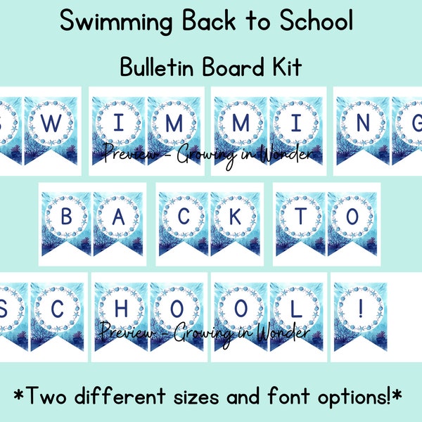 Ocean Themed Bulletin Board - Etsy