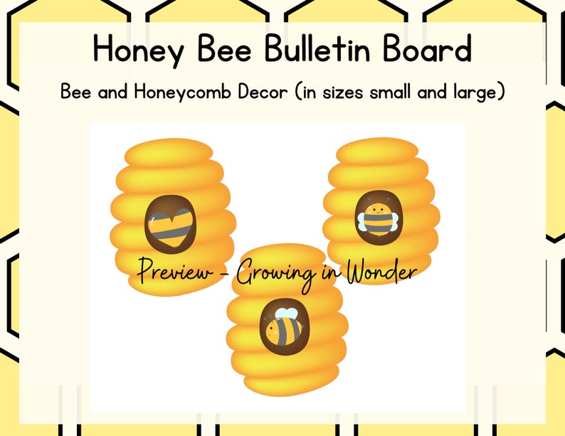 Bee Bulletin Board, Spring Classroom Decor - Etsy