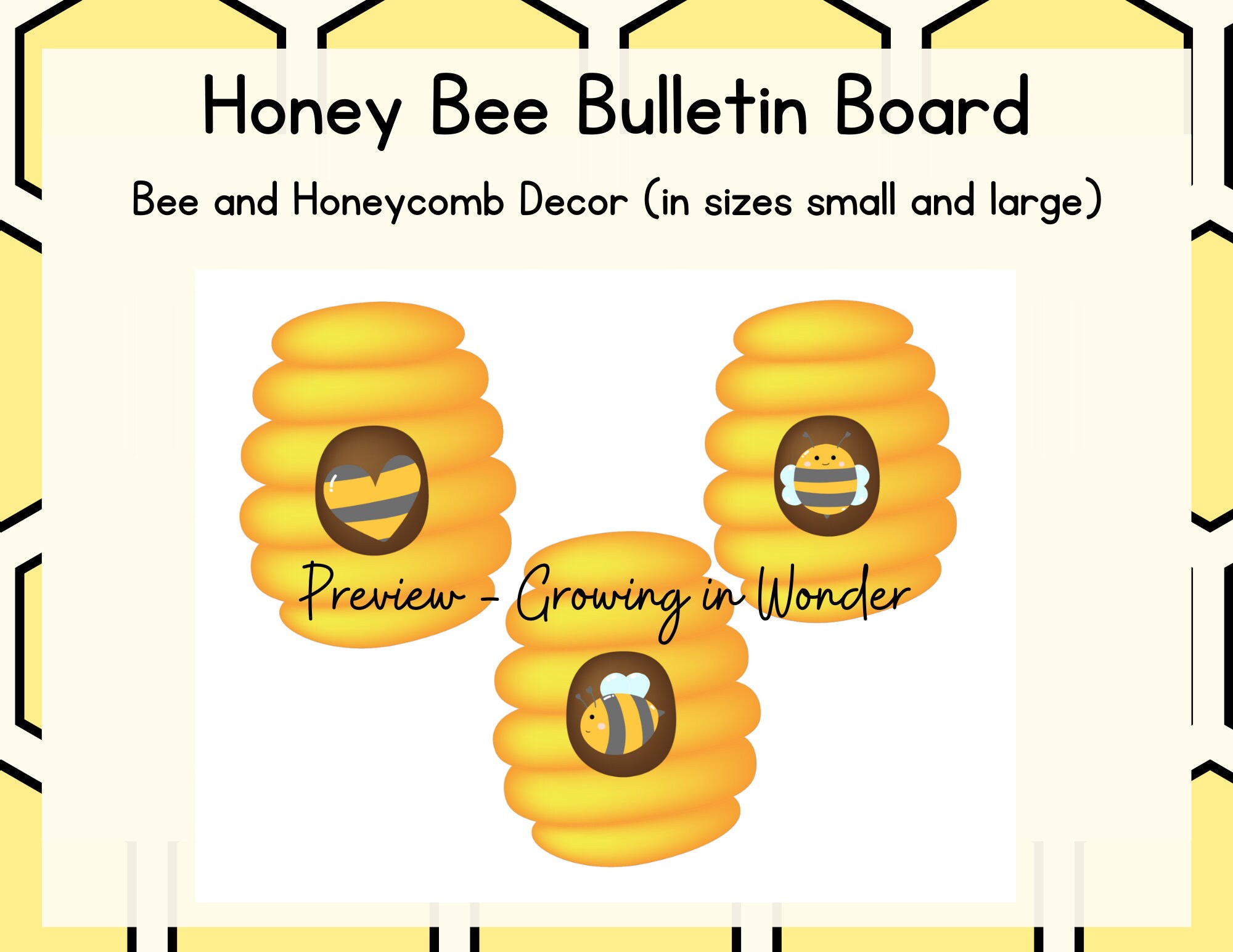 Bee Bulletin Board, Spring Classroom Decor - Etsy