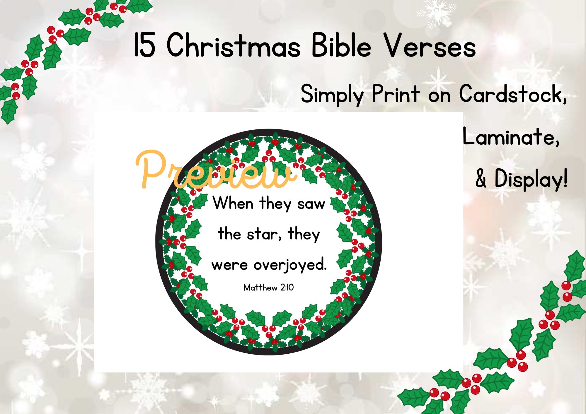 Christmas, Winter Bulletin Board: Joy to the World - Etsy