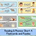 Phonics and Reading, Short A Cvc, Ccvc Flashcards and Puzzles - Etsy