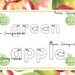 Apple Alphabet Tracing Mats: Letter Formation (printable) - Etsy