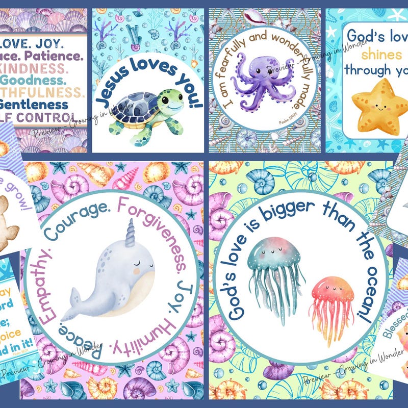 Ocean Nursery Catholic - Etsy