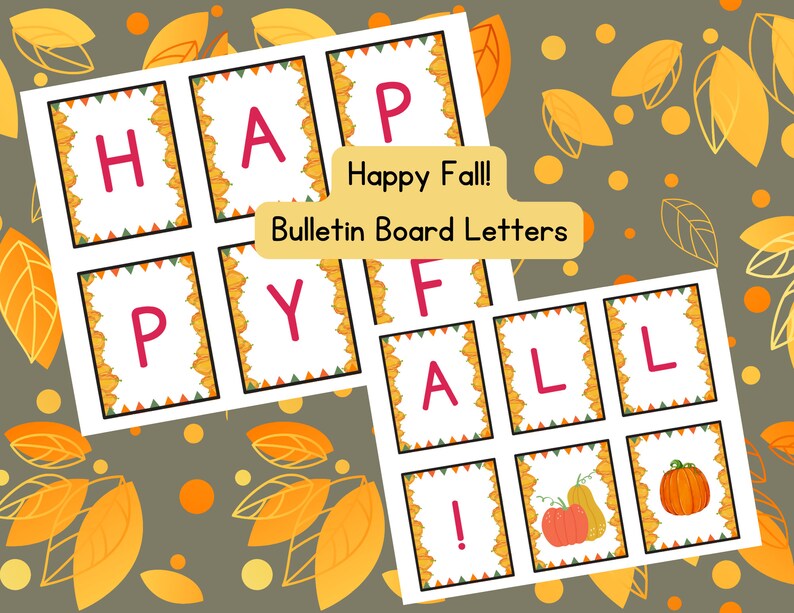 Growth Mindset: Fall Themed Posters and Bulletin Board Headings - Etsy